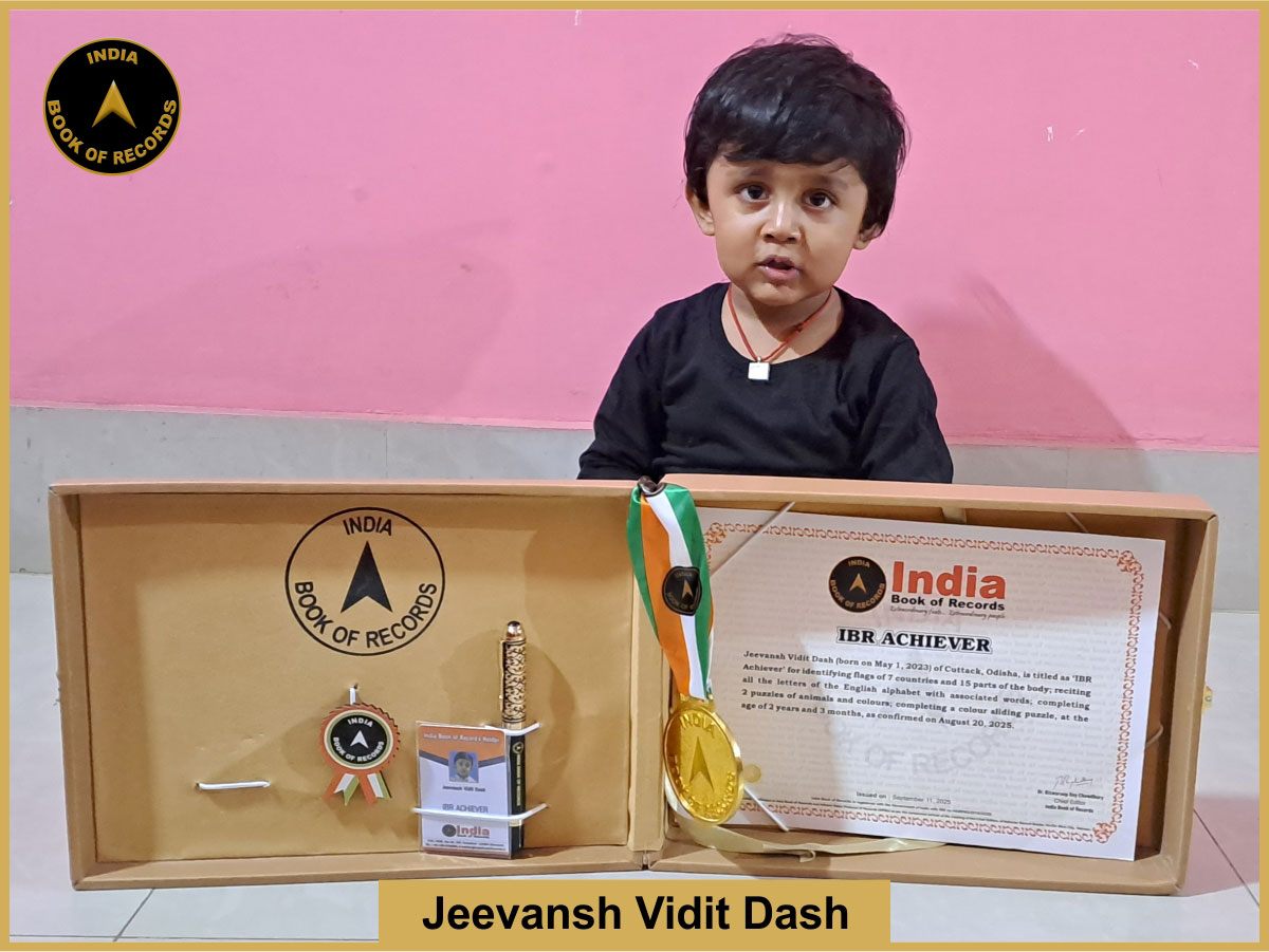 Jeevansh Vidit Dash - IBR Achiever