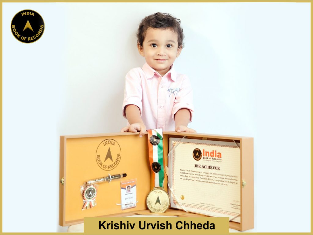 Krishiv Urvish Chheda - IBR Achiever