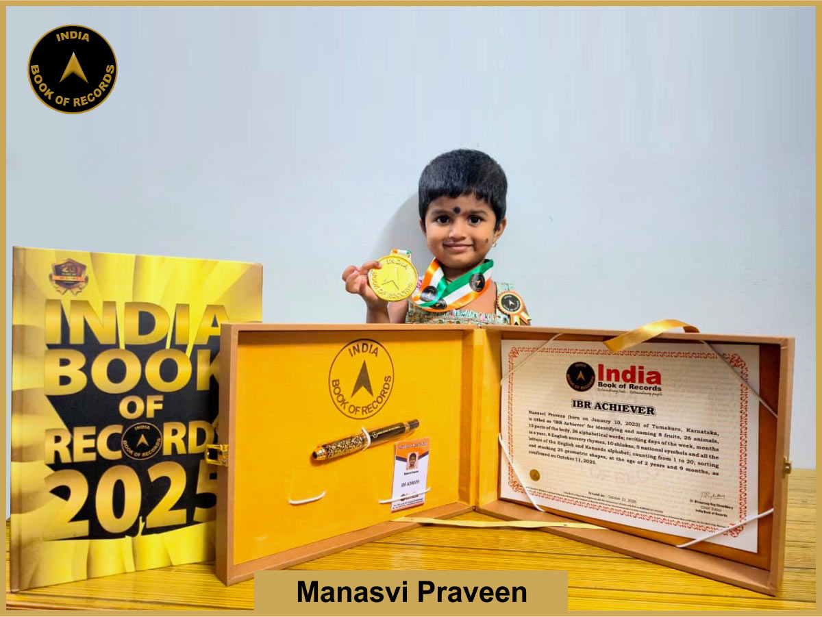 Manasvi Praveen - IBR Achiever