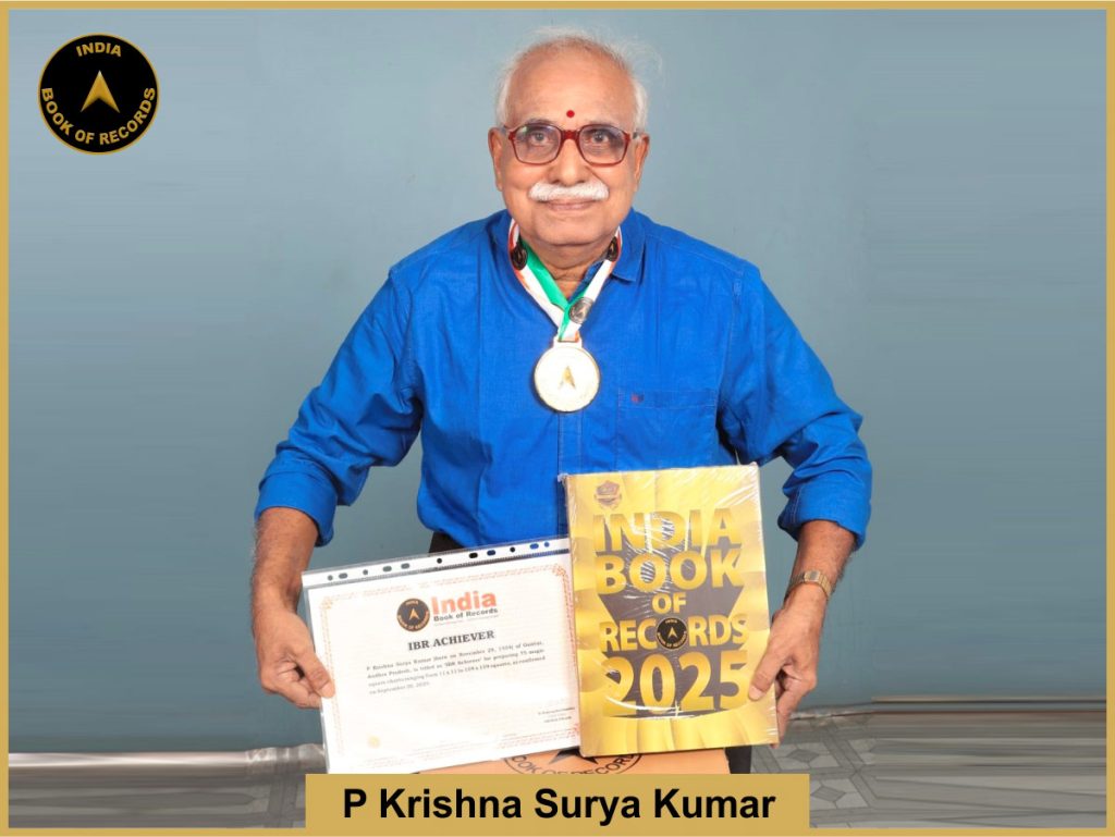 P Krishna Surya Kumar - IBR Achiever
