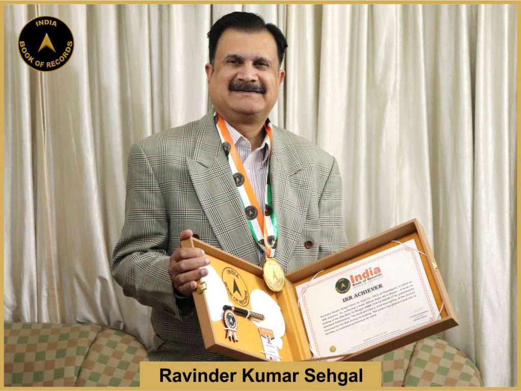 Ravinder Kumar Sehgal - IBR Achiever