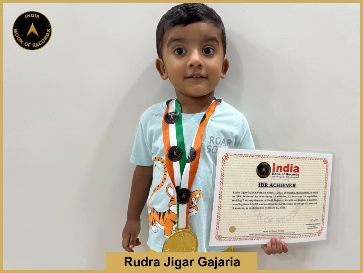 Rudra Jigar Gajaria - IBR Achiever