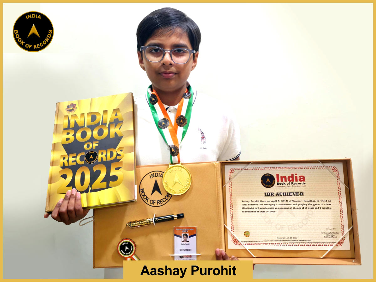Aashay Purohit - IBR Achiever