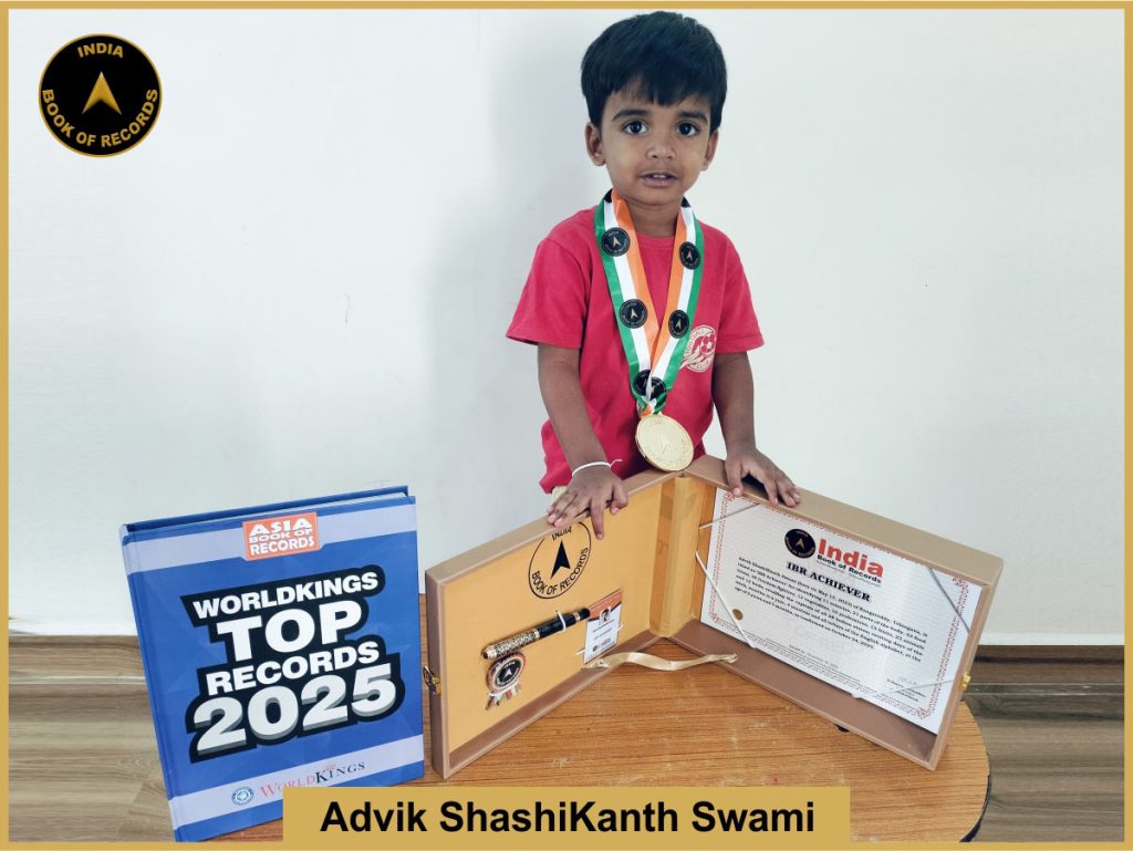 Advik ShashiKanth Swami - IBR Achiever