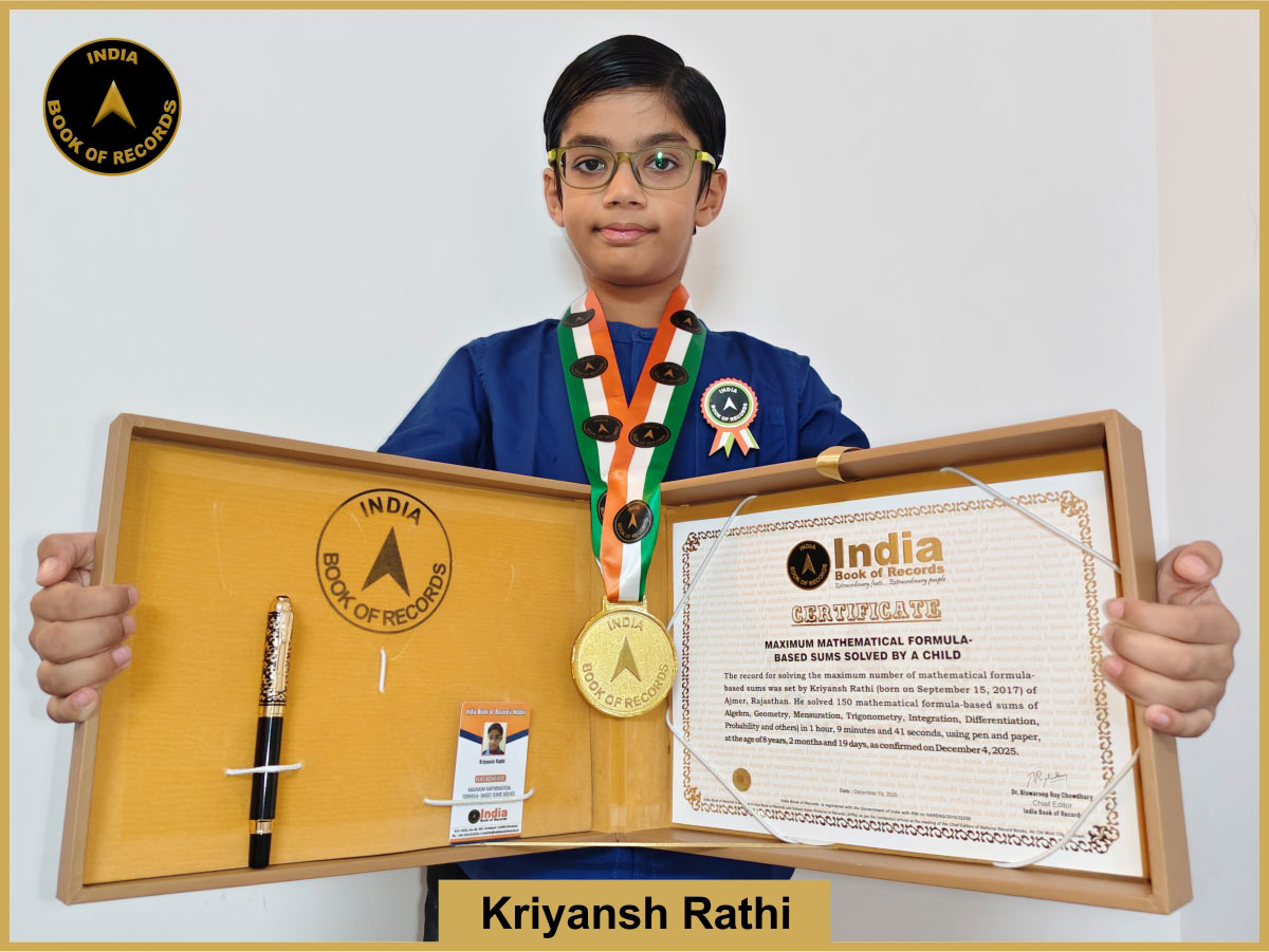 Maximum mathematical formula- based sums solved by a child