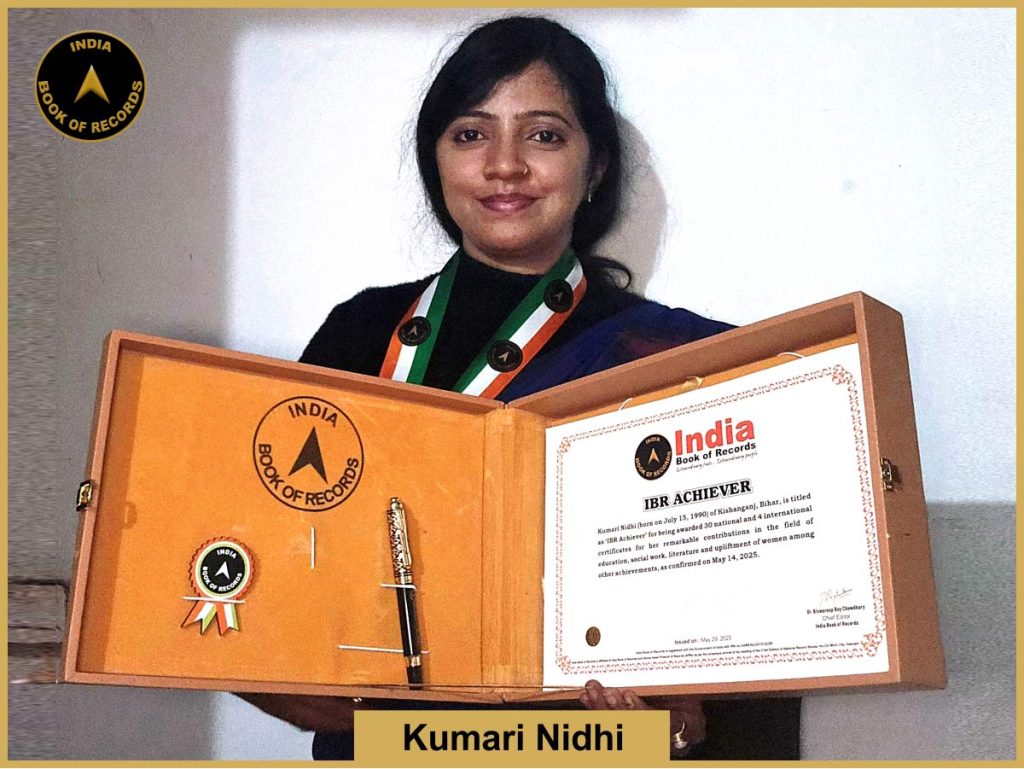 Kumari Nidhi - IBR Achiever