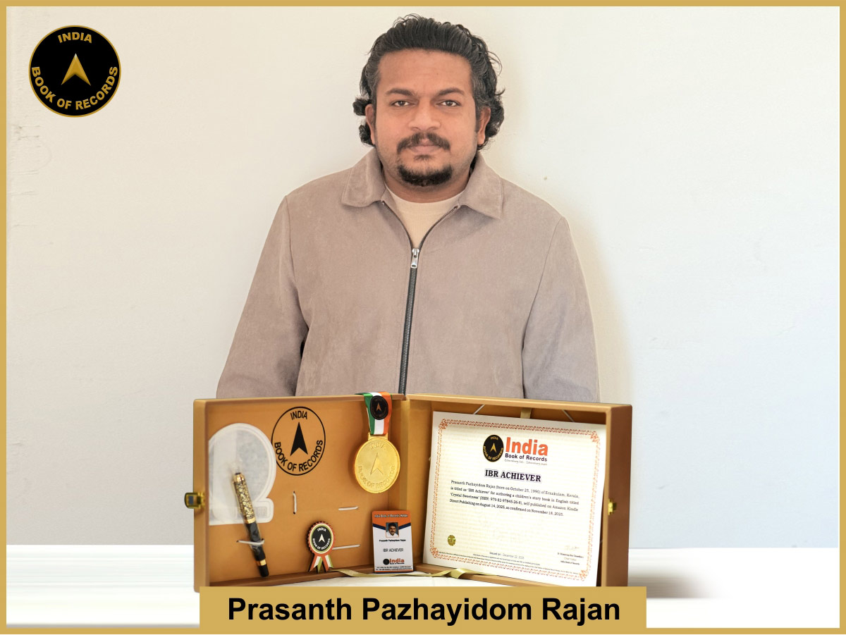 Prasanth Pazhayidom Rajan - IBR Achiever