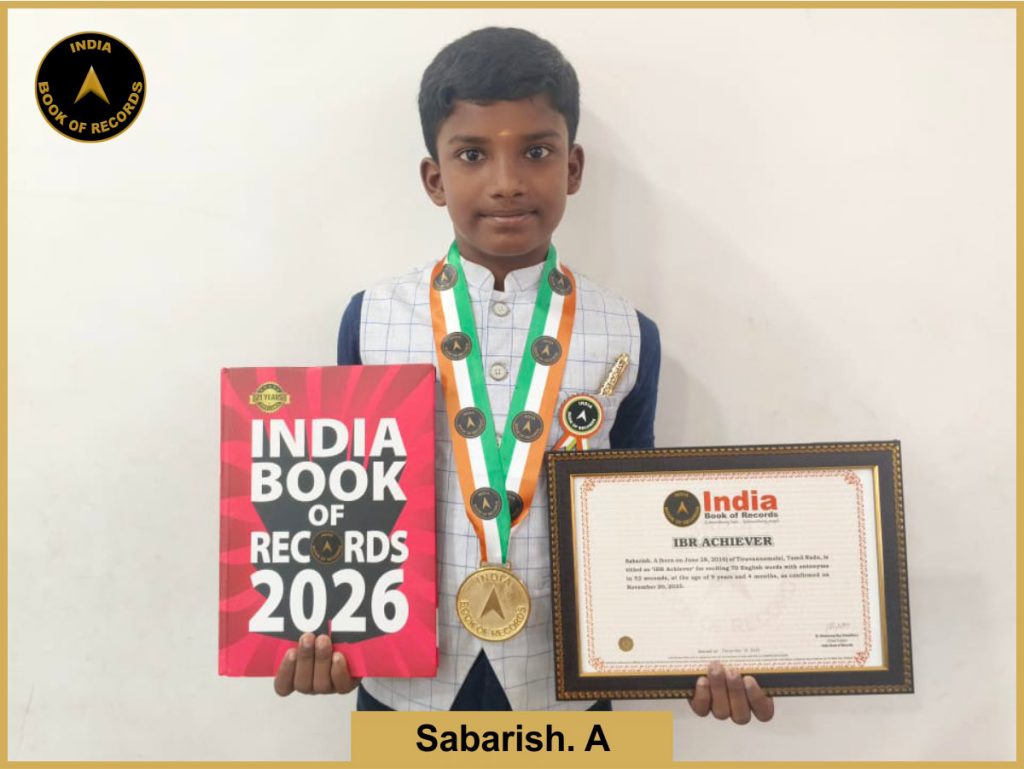 Sabarish. A - IBR Achiever