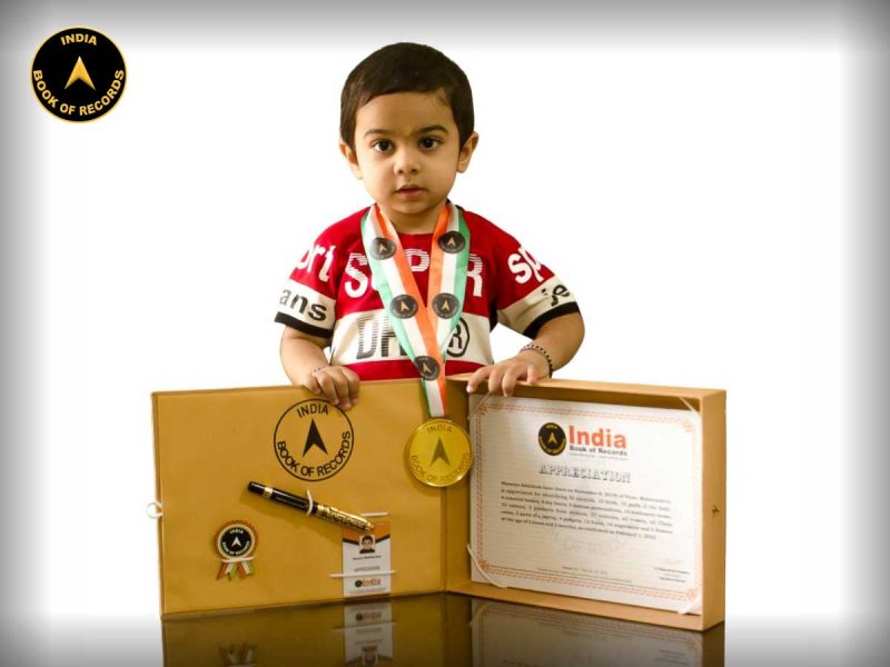 Shaurya Abhishek Gaur - Appreciation - India Book of Records